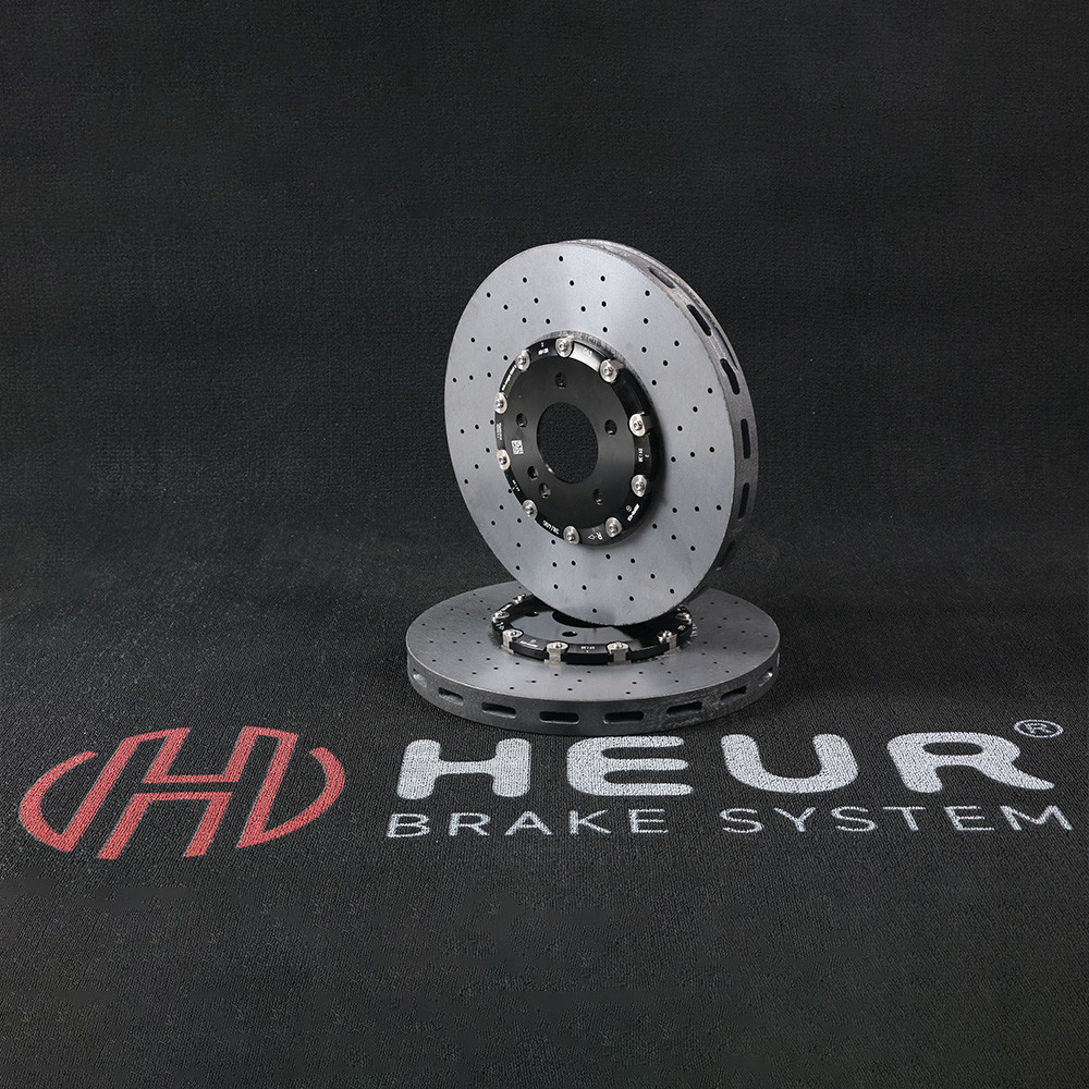 HEUR Brake Carbon Ceramic Discs For Tesla model Y - 400x38mm Front Set